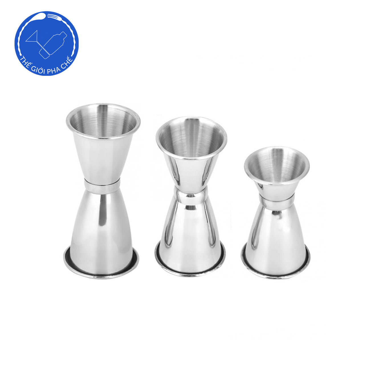 Ly định lượng viền cong - Jigger inox viền | Thế giới pha chế - Nhà ...